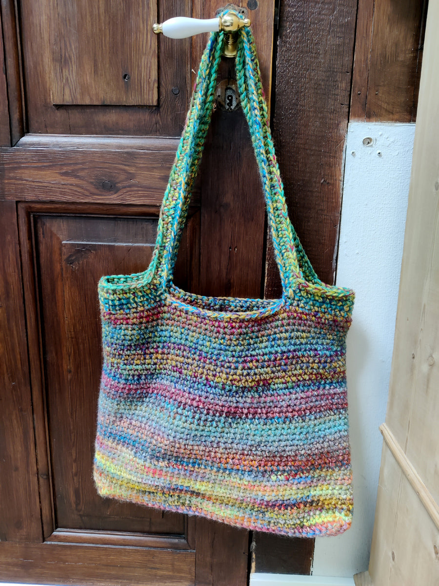 Woolstocks Kristal Hæklet Taske – Woolstock cotton, wool and coffee