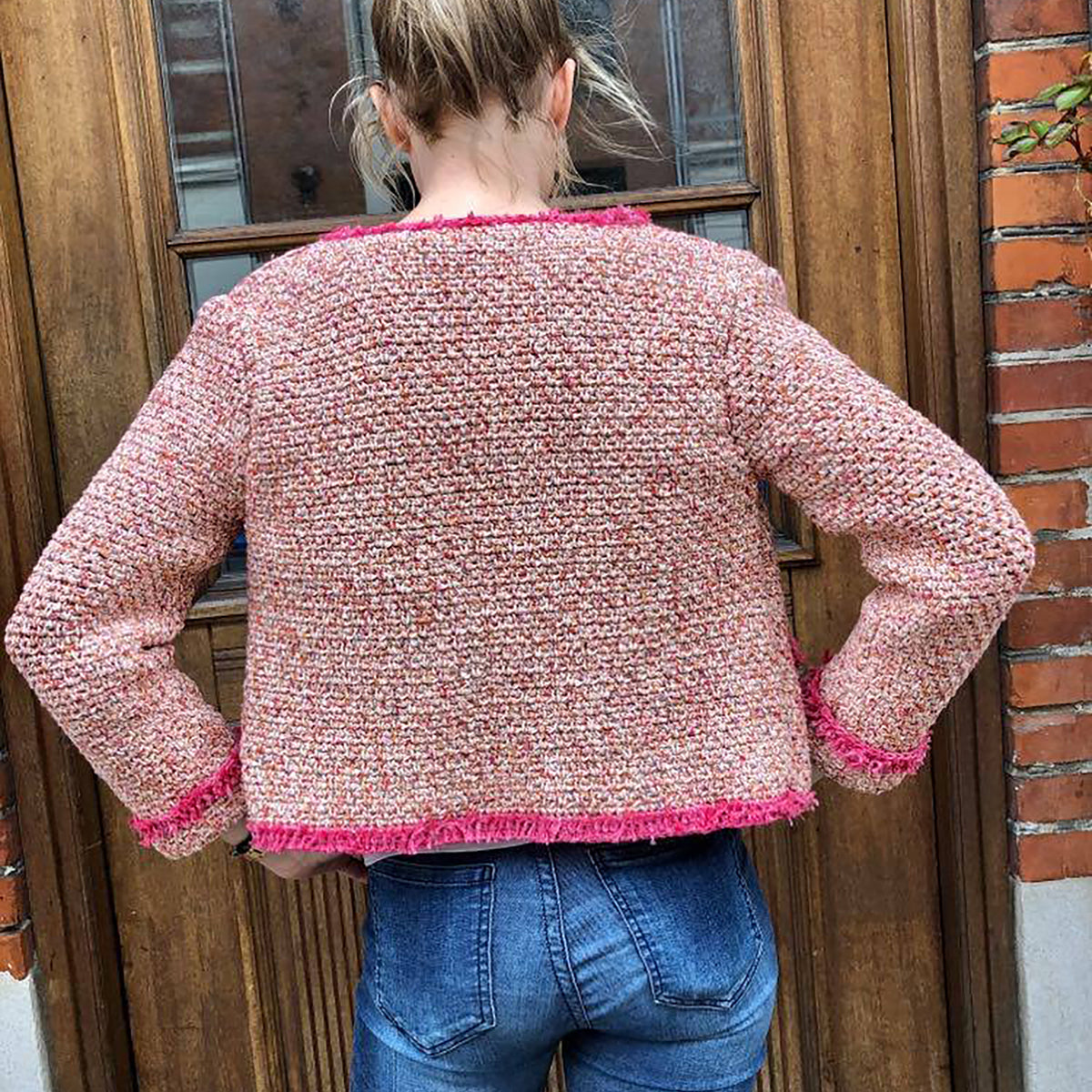 Woolstocks Coco Hæklet jakke – Woolstock cotton, wool and coffee